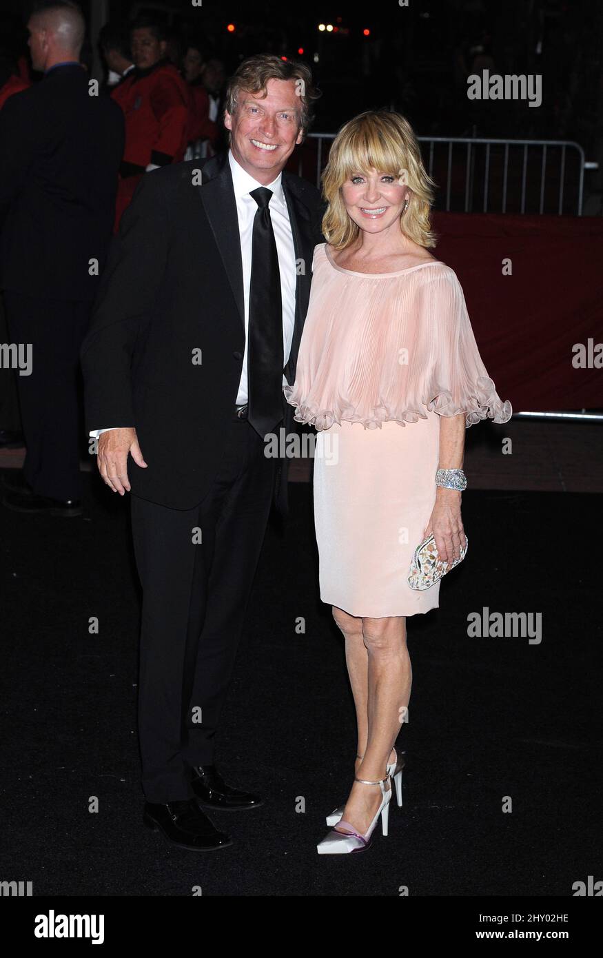 Nigel Lythgoe and Lulu attending David Furnish's 50th Birthday Party ...