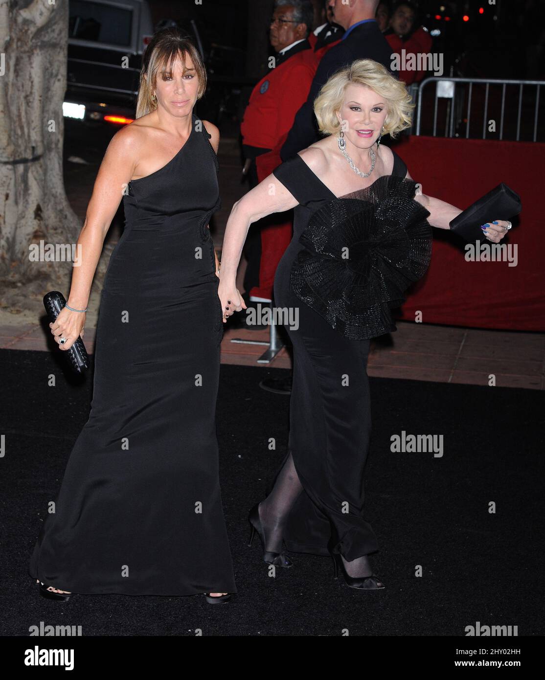 Melissa Rivers and Joan Rivers attending David Furnish's 50th Birthday ...