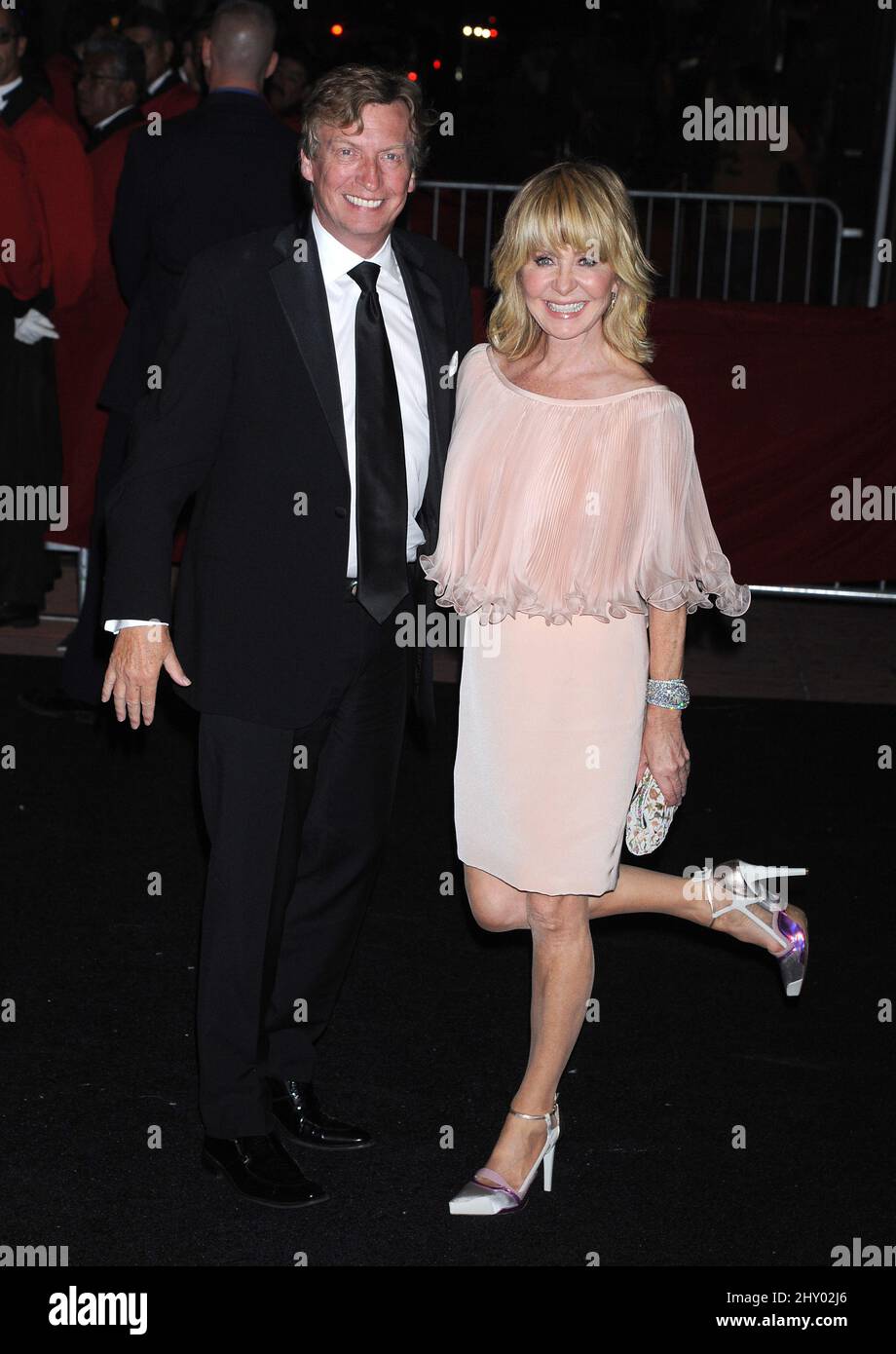 Nigel Lythgoe and Lulu attending David Furnish's 50th Birthday Party ...