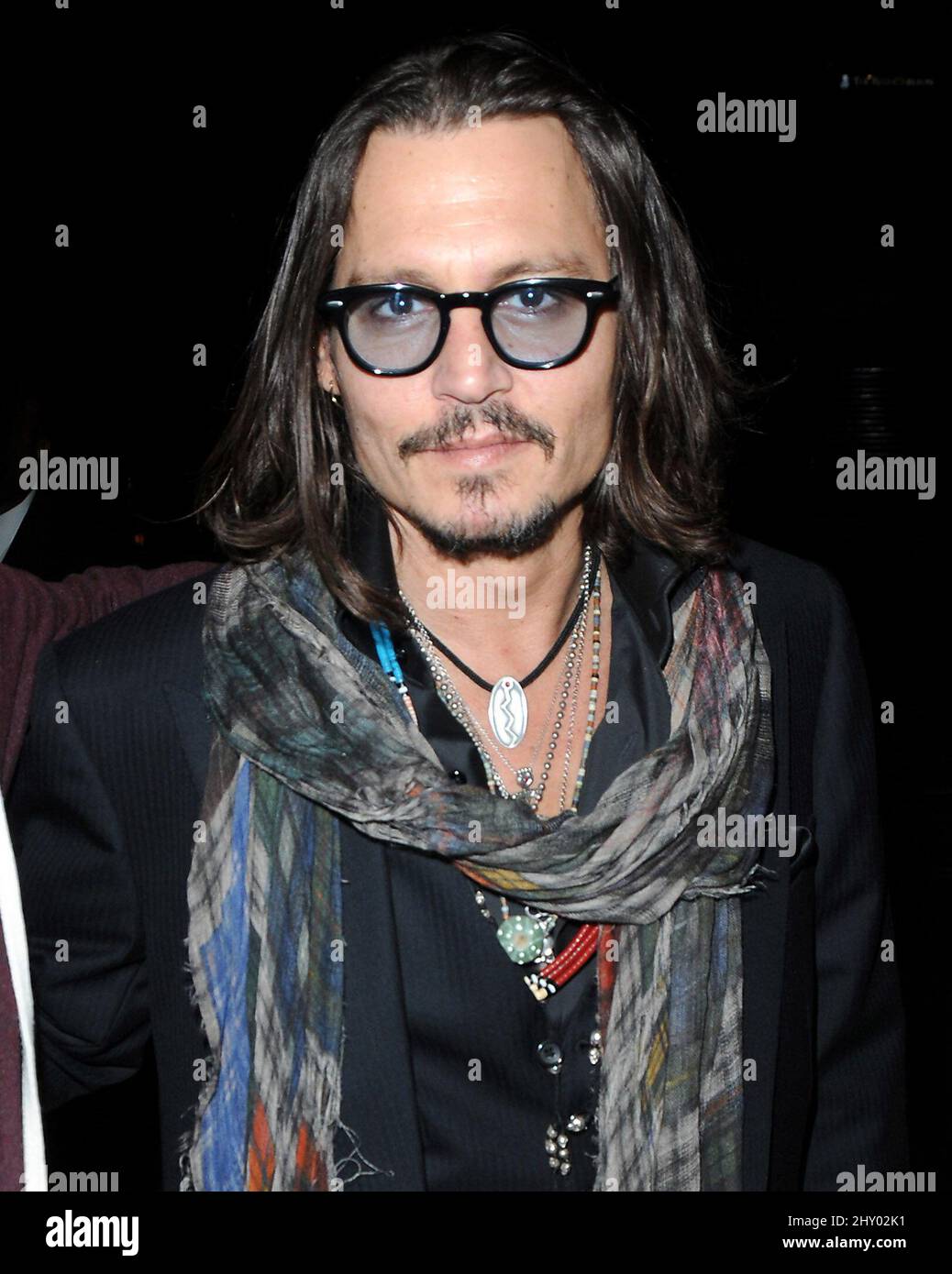 Johnny Depp attending David Furnish's 50th Birthday Party held at the ...