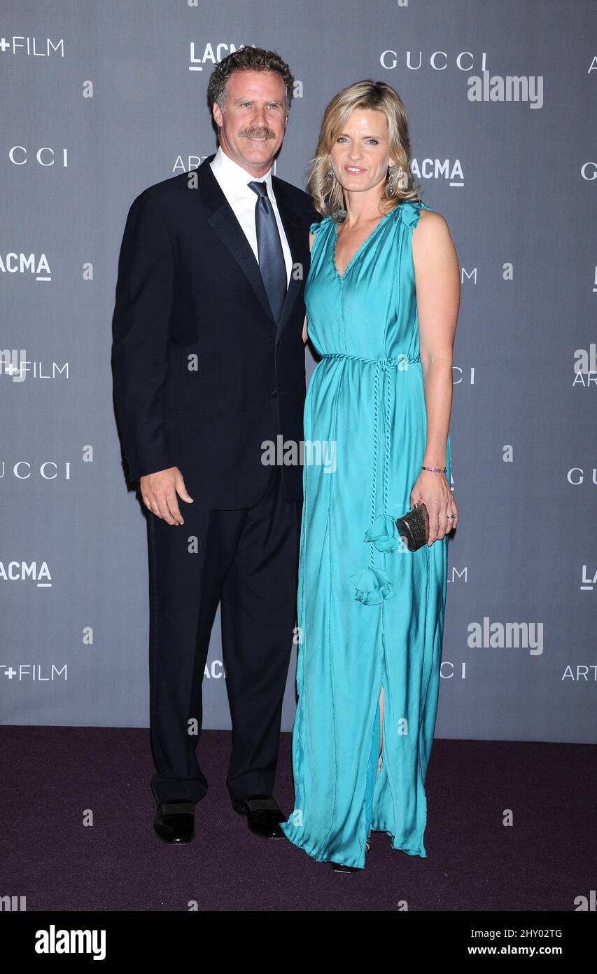 Will Ferrell and Viveca Paulin Ferrell attending the 2012 Art + Film ...