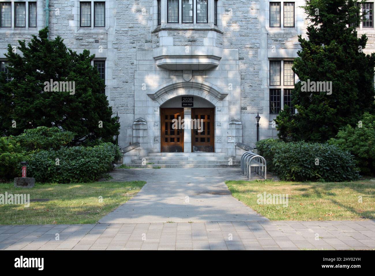 Building of the University of British Columbia, Vancouver, Canada Stock ...
