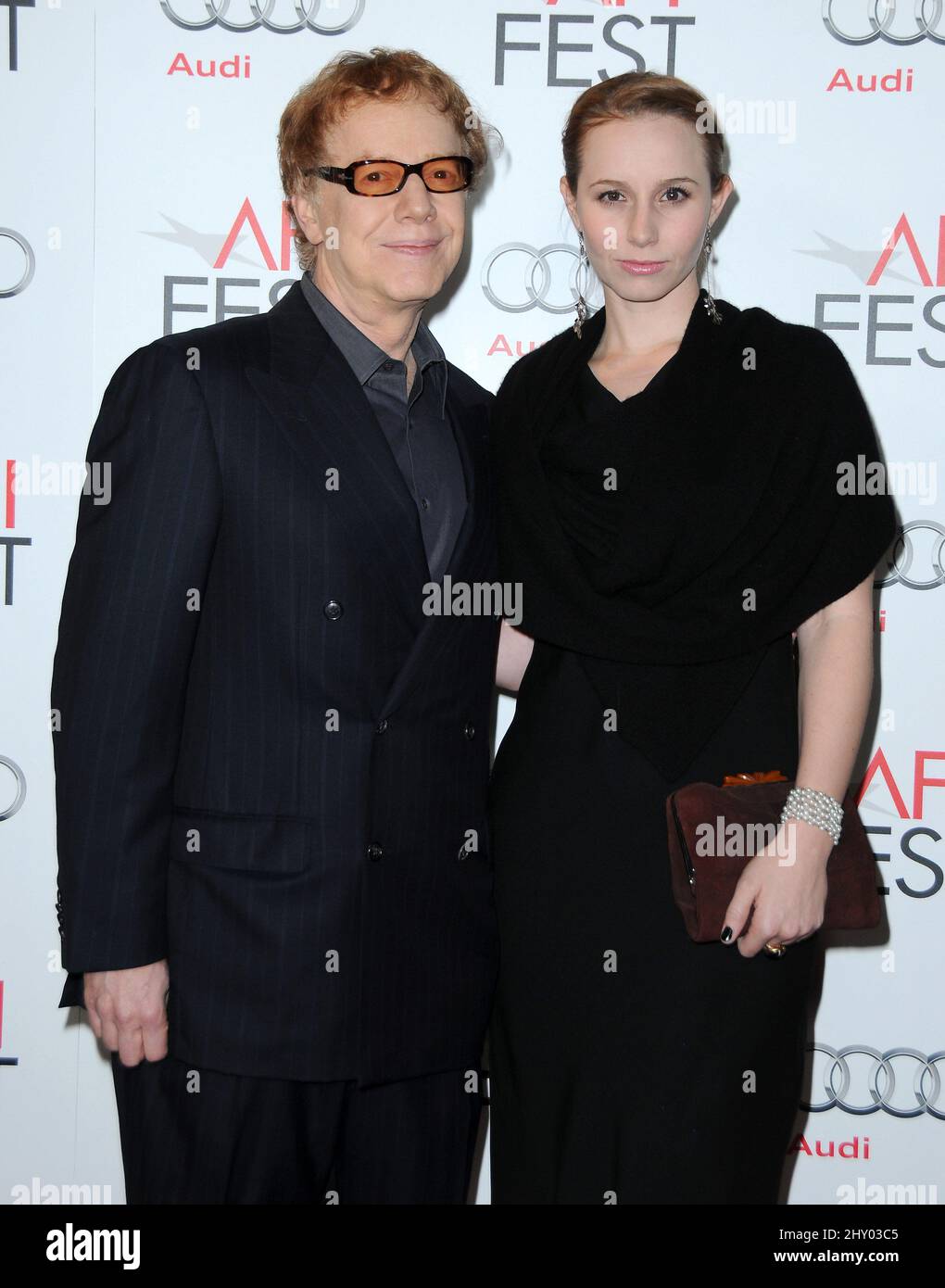 Danny Elfman and guest attending the world premiere of "Hitchcock", at ...