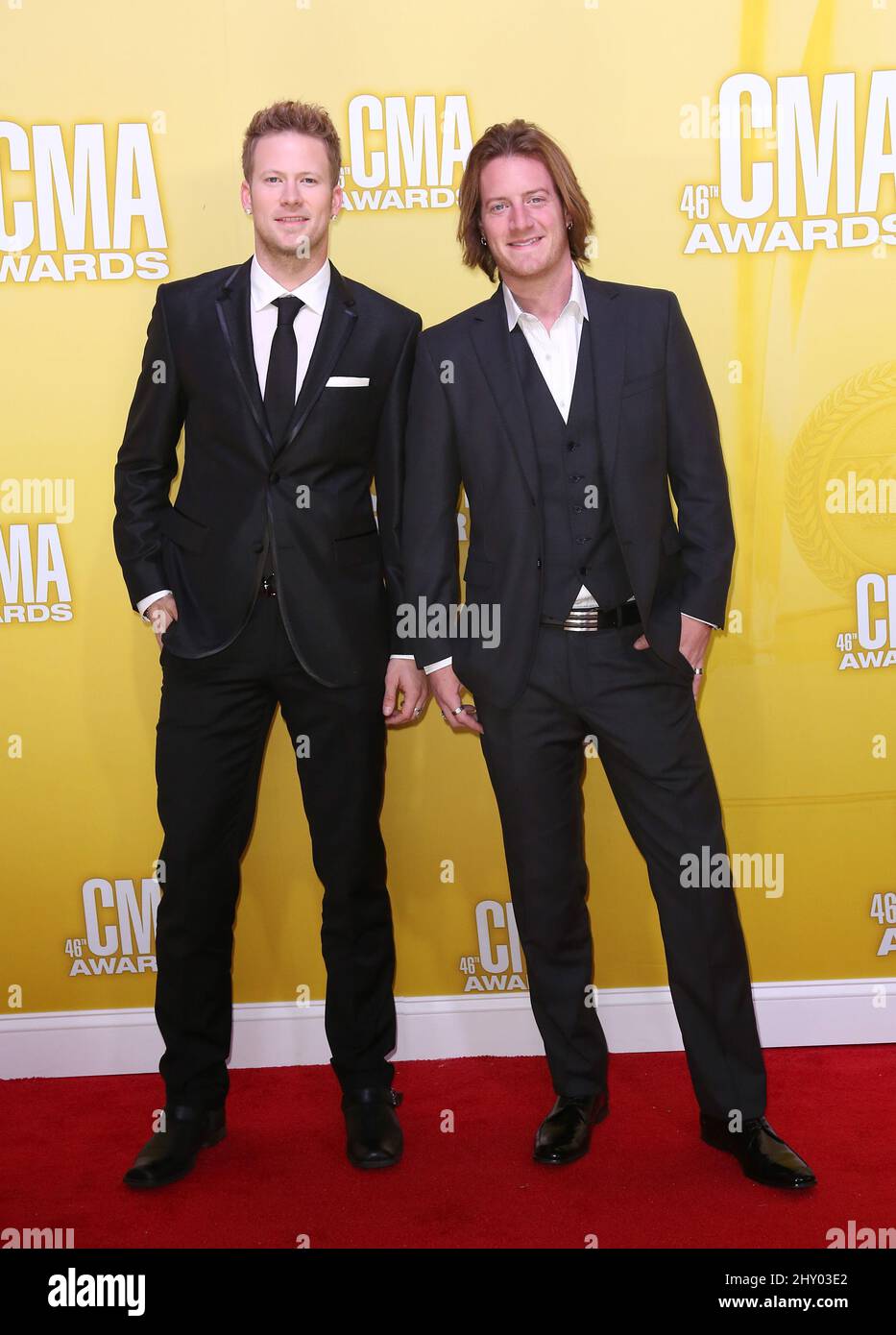 Florida Georgia Line arriving at the 46th Annual Country Music Awards ...
