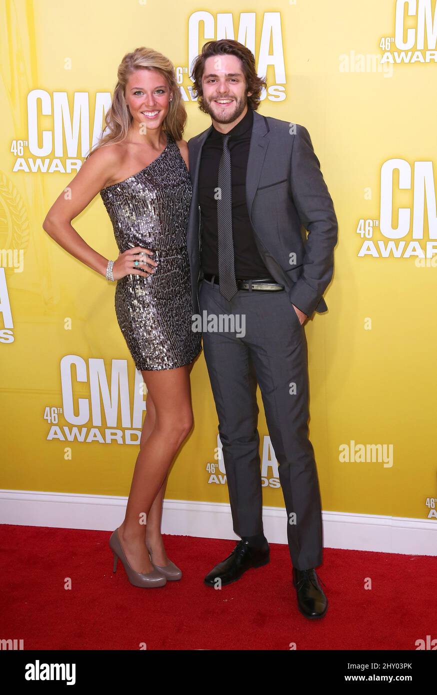 Thomas Rhett arriving at the 46th Annual Country Music Awards in ...