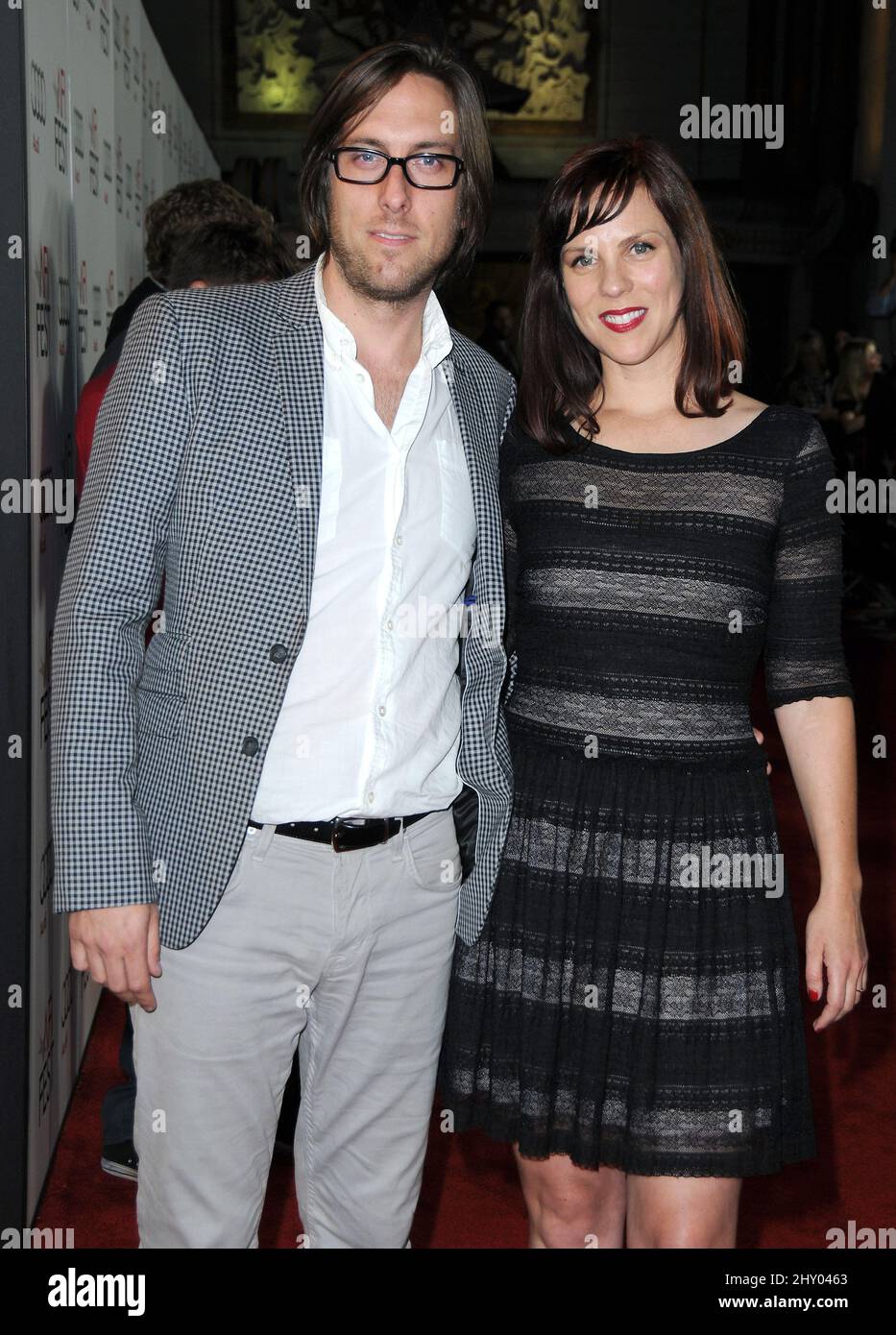 Sarah Burns, Timm Sharp attending the "Holy Motors" Special Screening ...