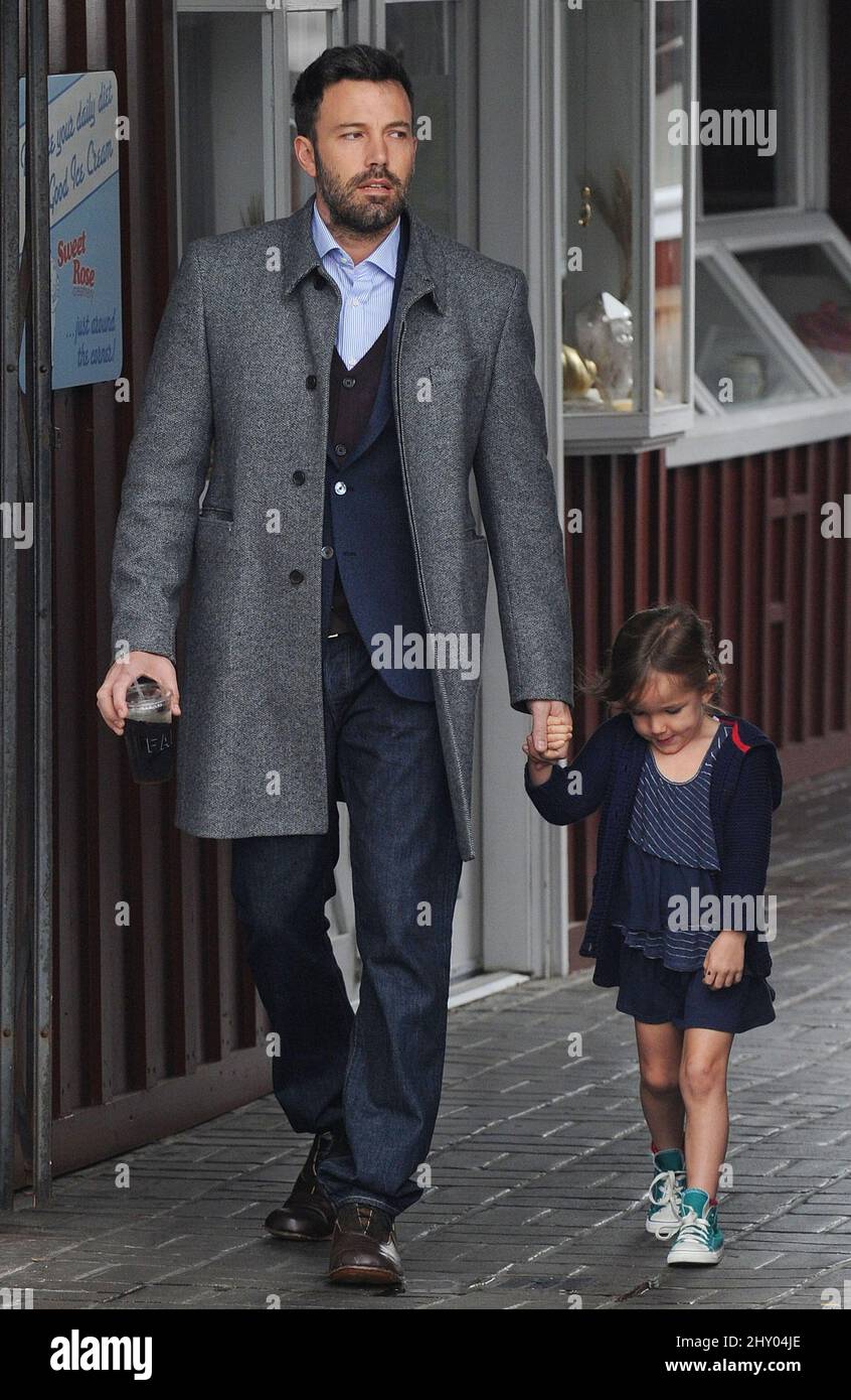 Ben Affleck and his daughter Seraphina seen walking around Santa Monica ...