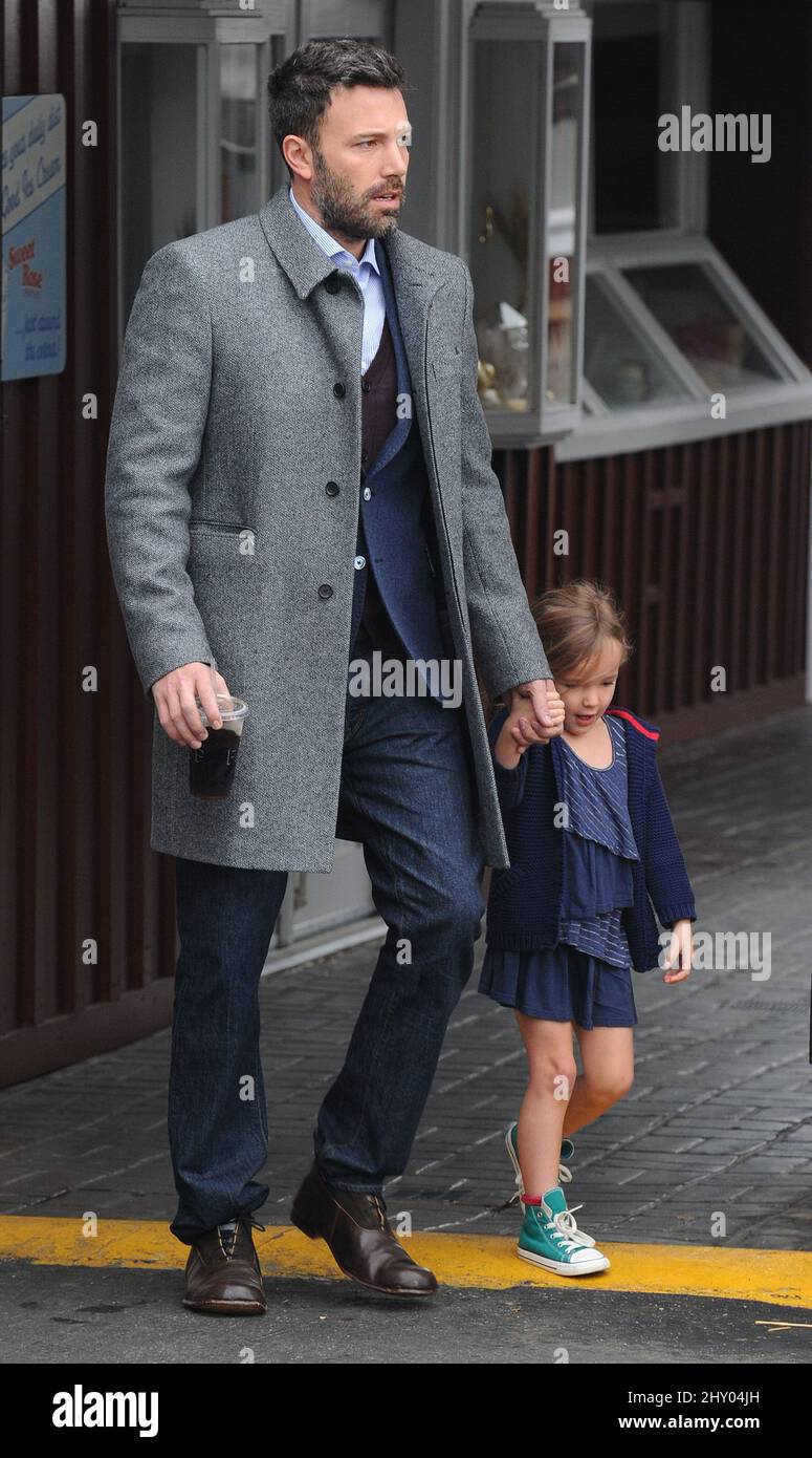 Ben Affleck and his daughter Seraphina seen walking around Santa Monica ...