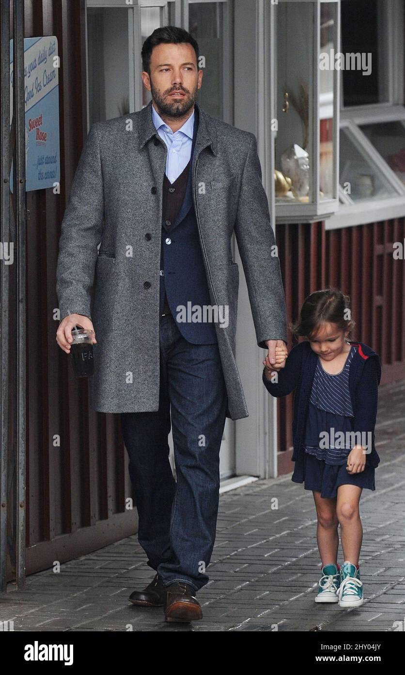 Ben Affleck and his daughter Seraphina seen walking around Santa Monica ...