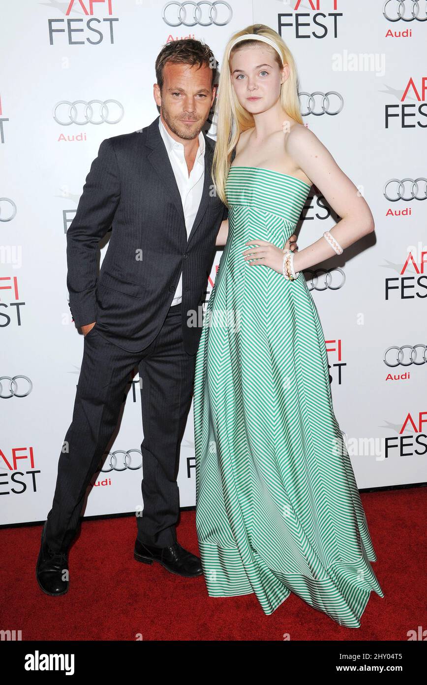 Stephen Dorff and Elle Fanning attending the "Ginger & Rosa" Special ...