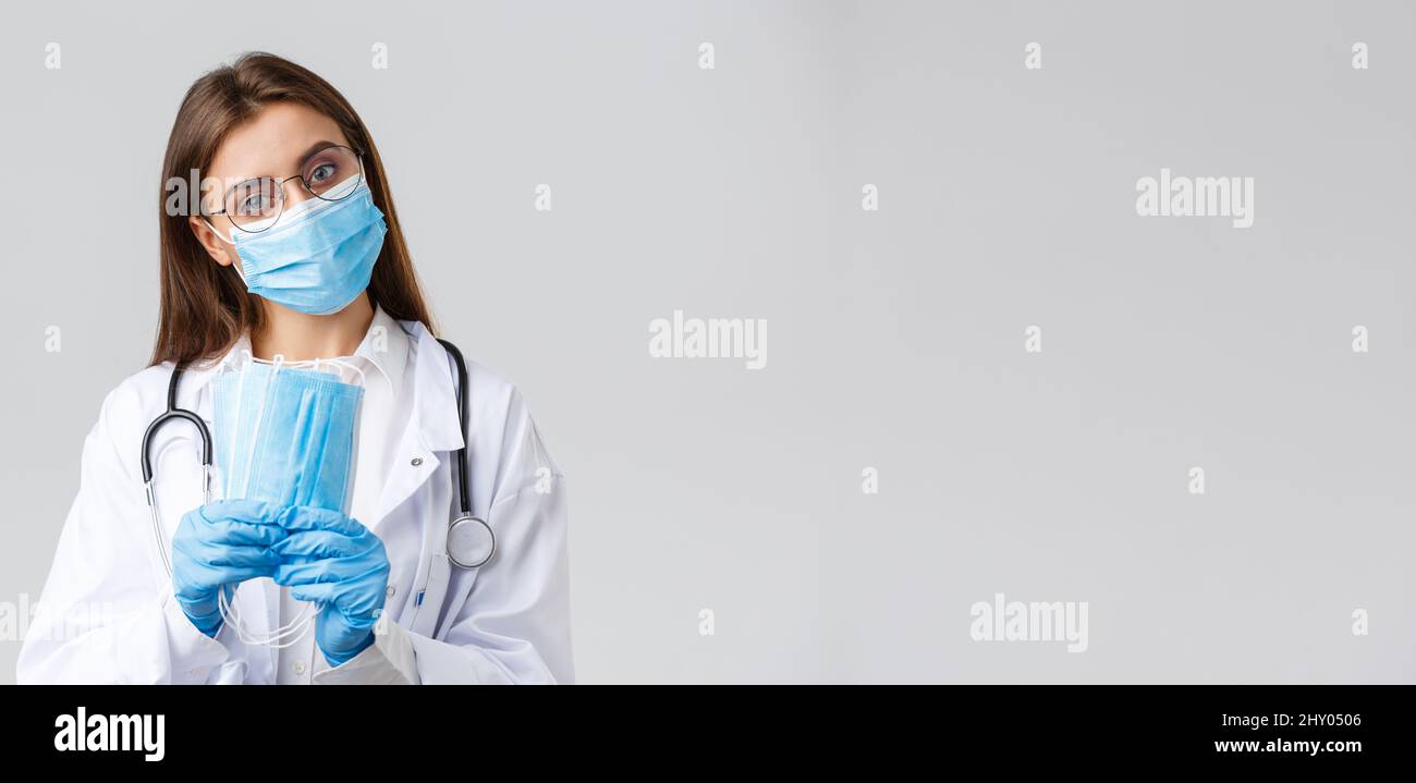 Covid-19, preventing virus, health, healthcare workers and quarantine ...