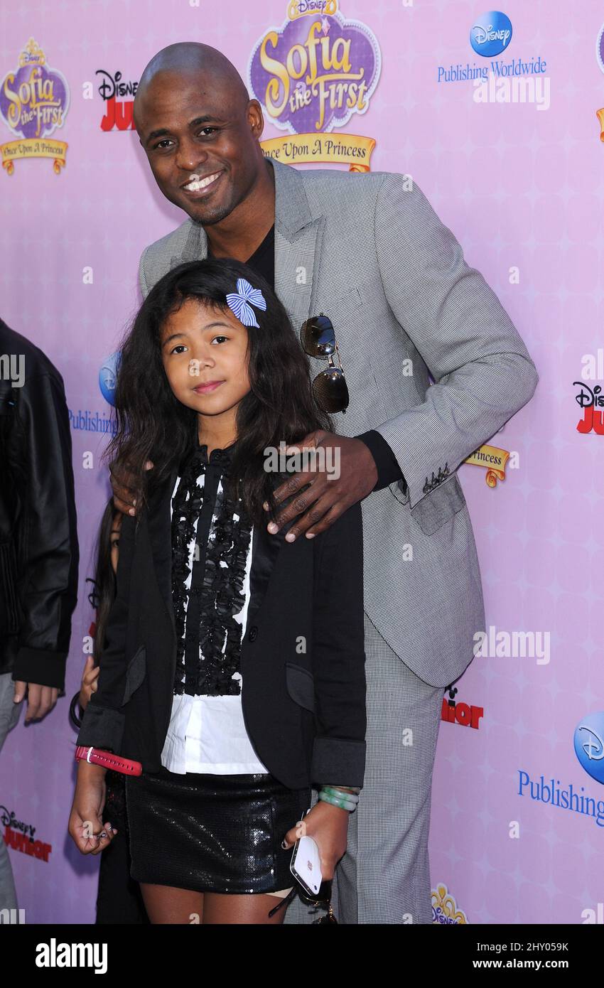 Wayne Brady and Maile Brady attending "Sofia The First: Once Upon a ...