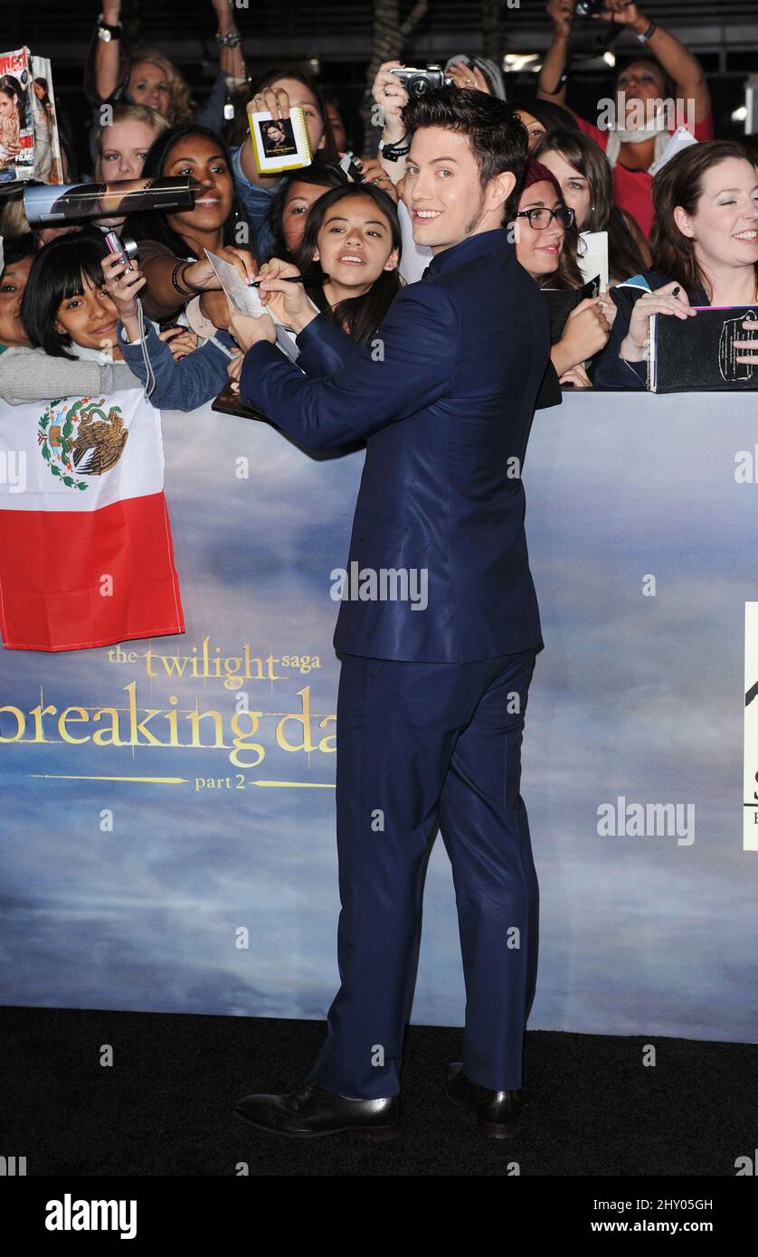 Jackson Rathbone attending "The Twilight Saga: Breaking Dawn - Part 2 ...