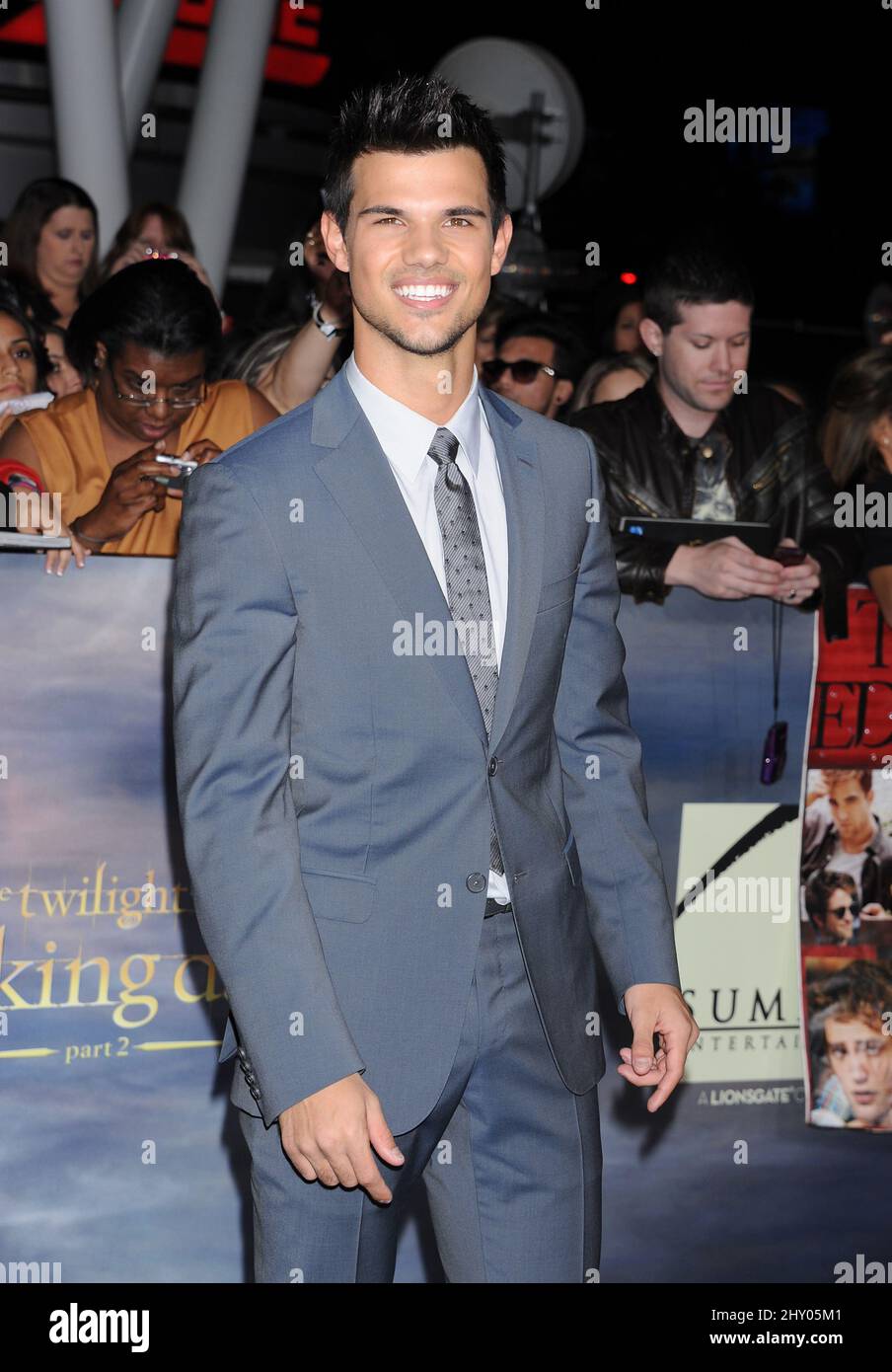 Taylor Lautner attending "The Twilight Saga: Breaking Dawn - Part 2 ...