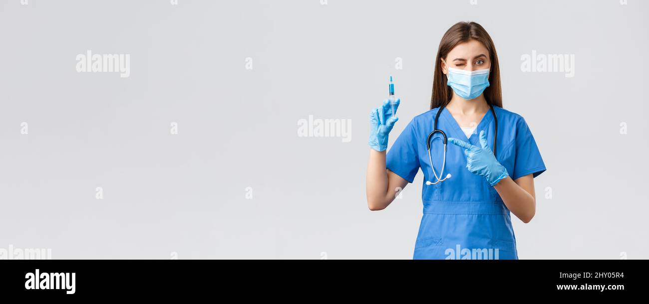Covid-19, preventing virus, health, healthcare workers and quarantine ...