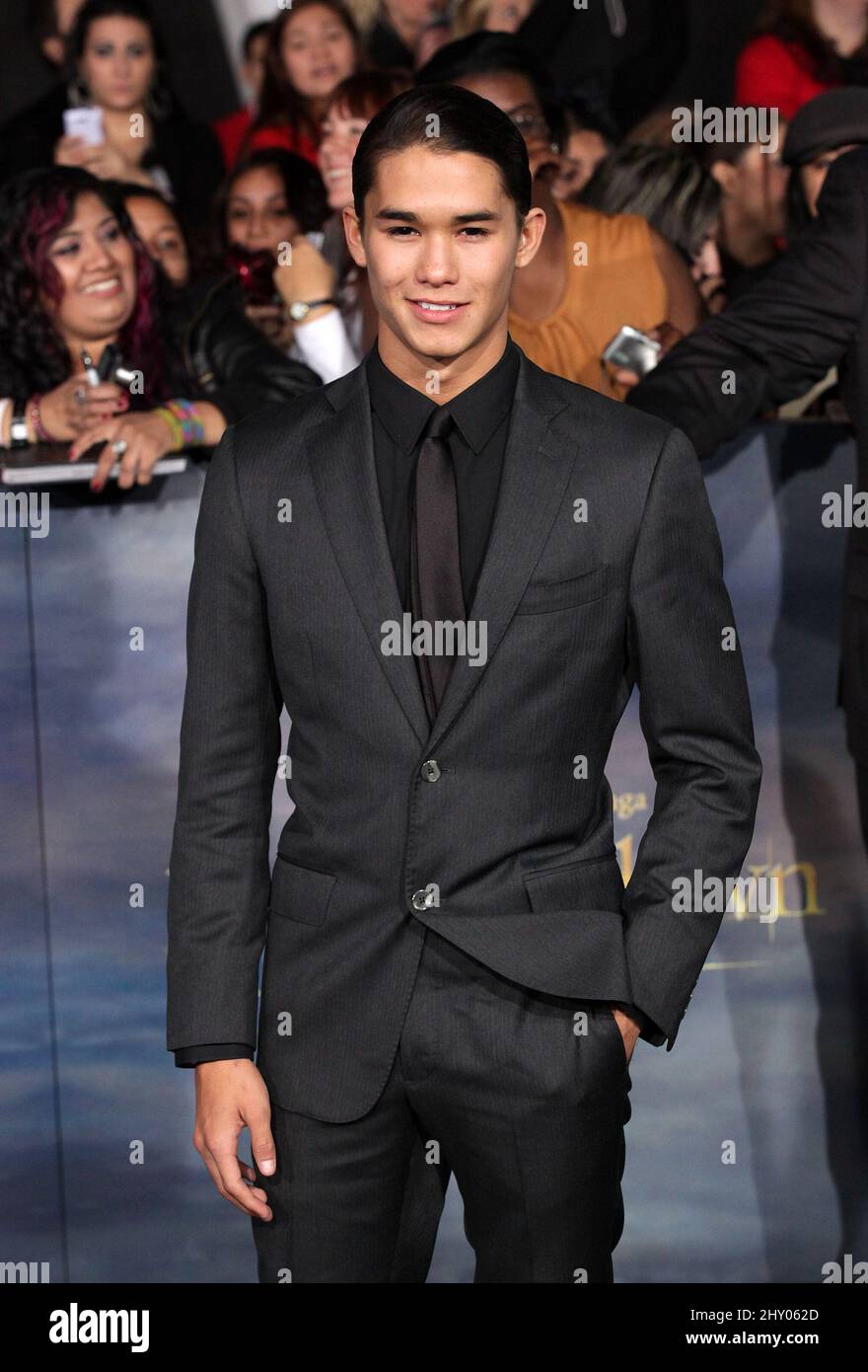 BooBoo Stewart attending the premiere of "The Twilight Saga: Breaking ...