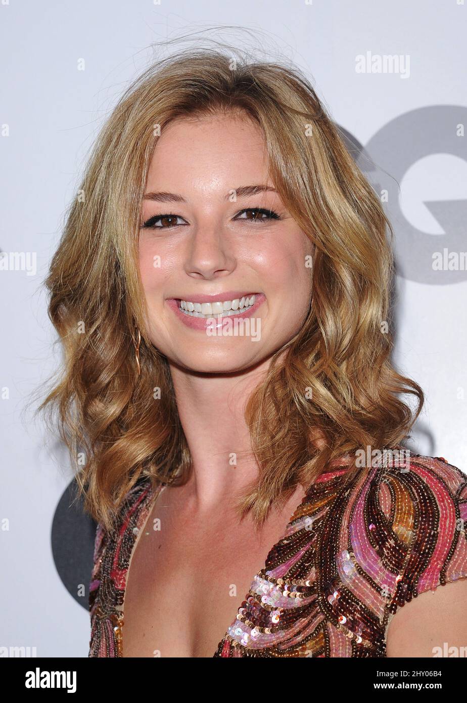 Emily Vancamp Attending The 2012 Gq Man Of The Year Party In Beverly Hills California Stock