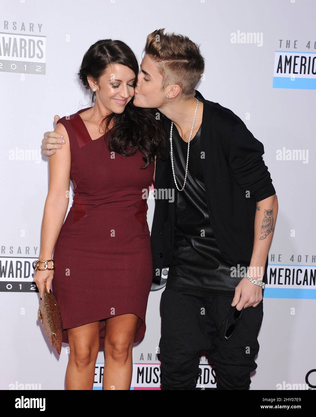 Justin Bieber and mom Pattie Mallette attends The 40th Anniversary ... Justin Bieber and mom Pattie Mallette attends The 40th Anniversary ...