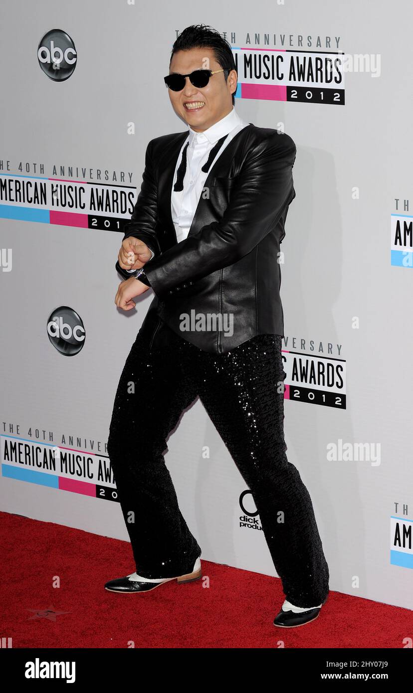 PSY attends The 40th Anniversary American Music Awards held at the ...