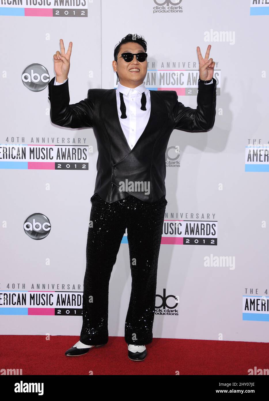 PSY attends The 40th Anniversary American Music Awards held at the ...