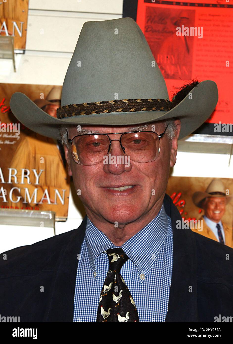 Larry Hagman during the "Hello Darlin'" Book Signing Held at Brentanos ...
