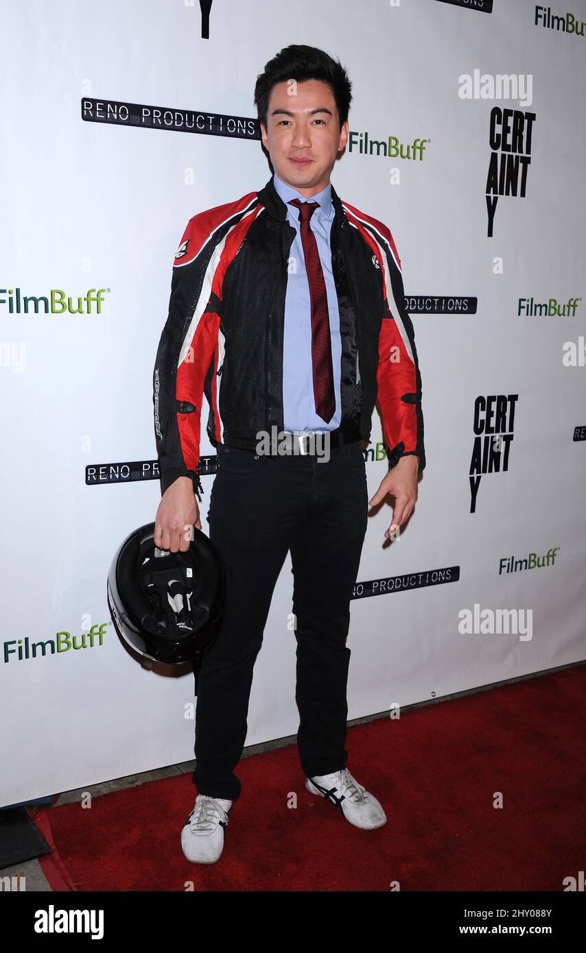 Johnny Woo attending the "Certainty" premiere held at the Lamelle Music ...