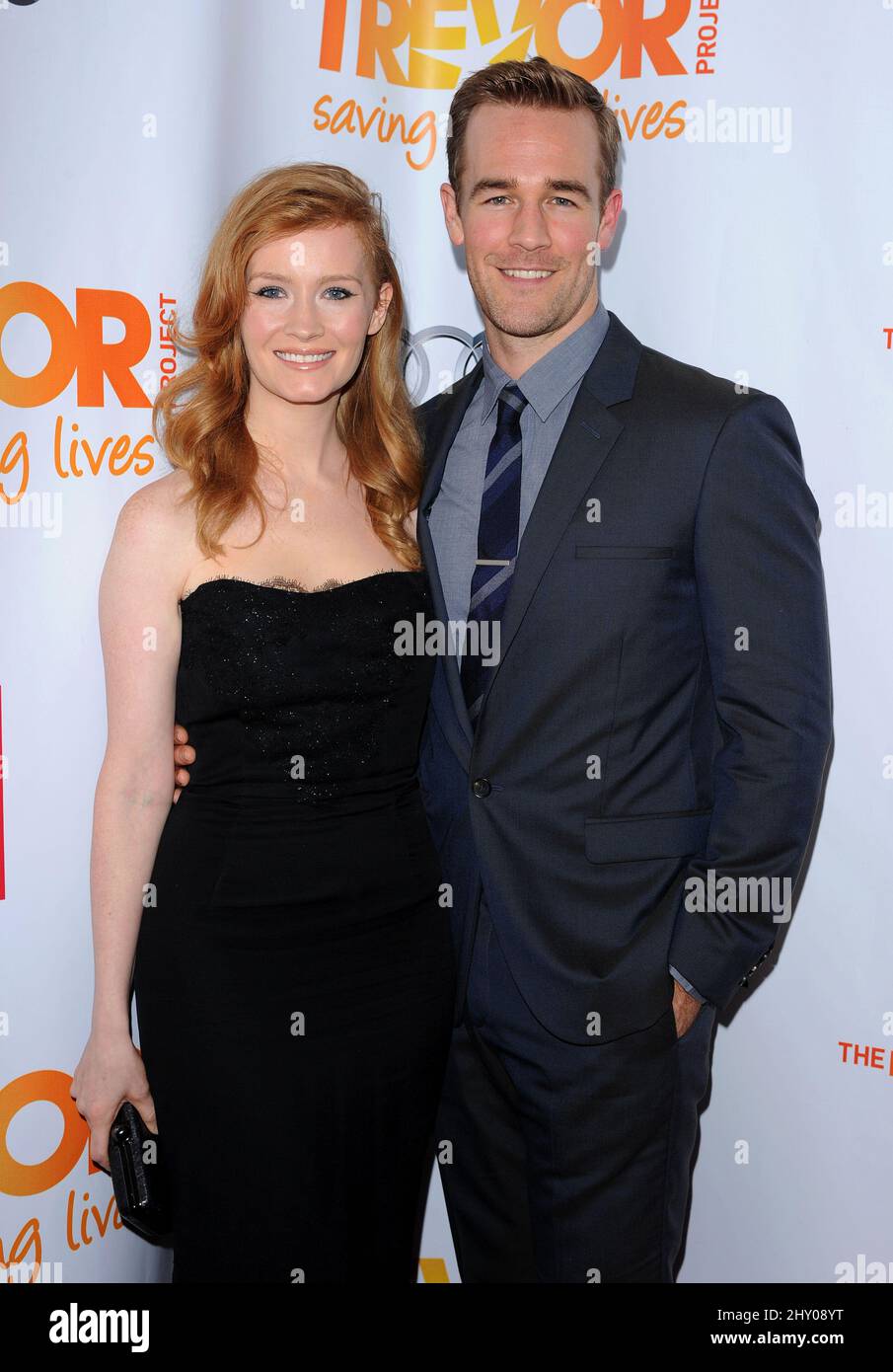 James Van Der Beek and Kimberly Brook attending "Trevor Live" 2012 ...