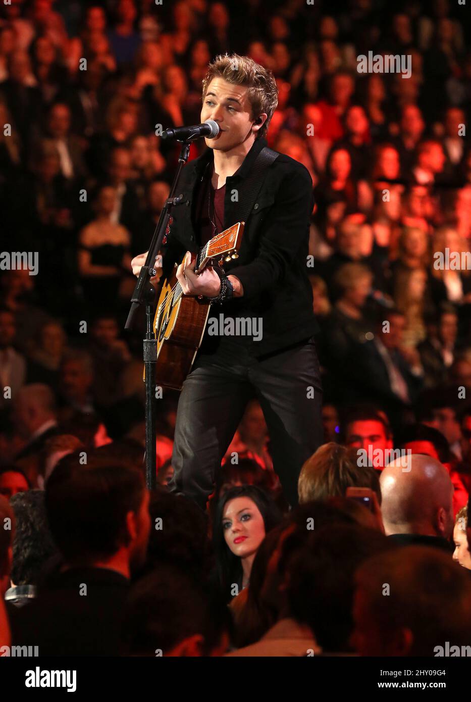 Hunter Hayes on stage during "The GRAMMY Nominations Concert Live ...
