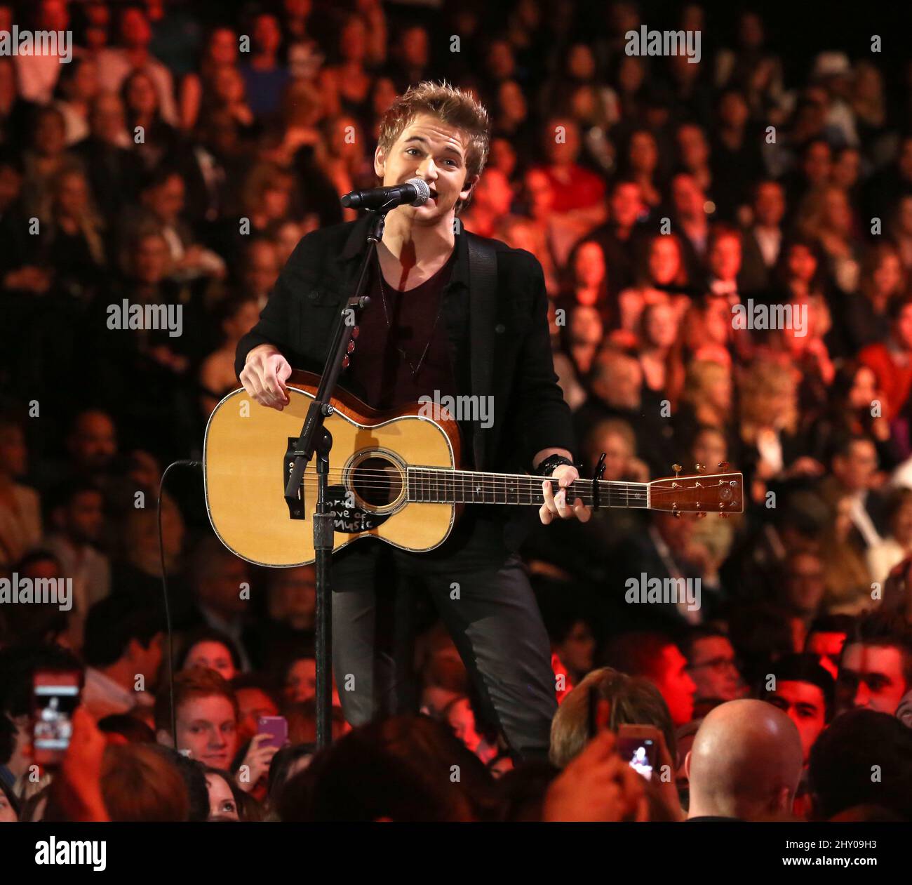 Hunter Hayes on stage during "The GRAMMY Nominations Concert Live ...
