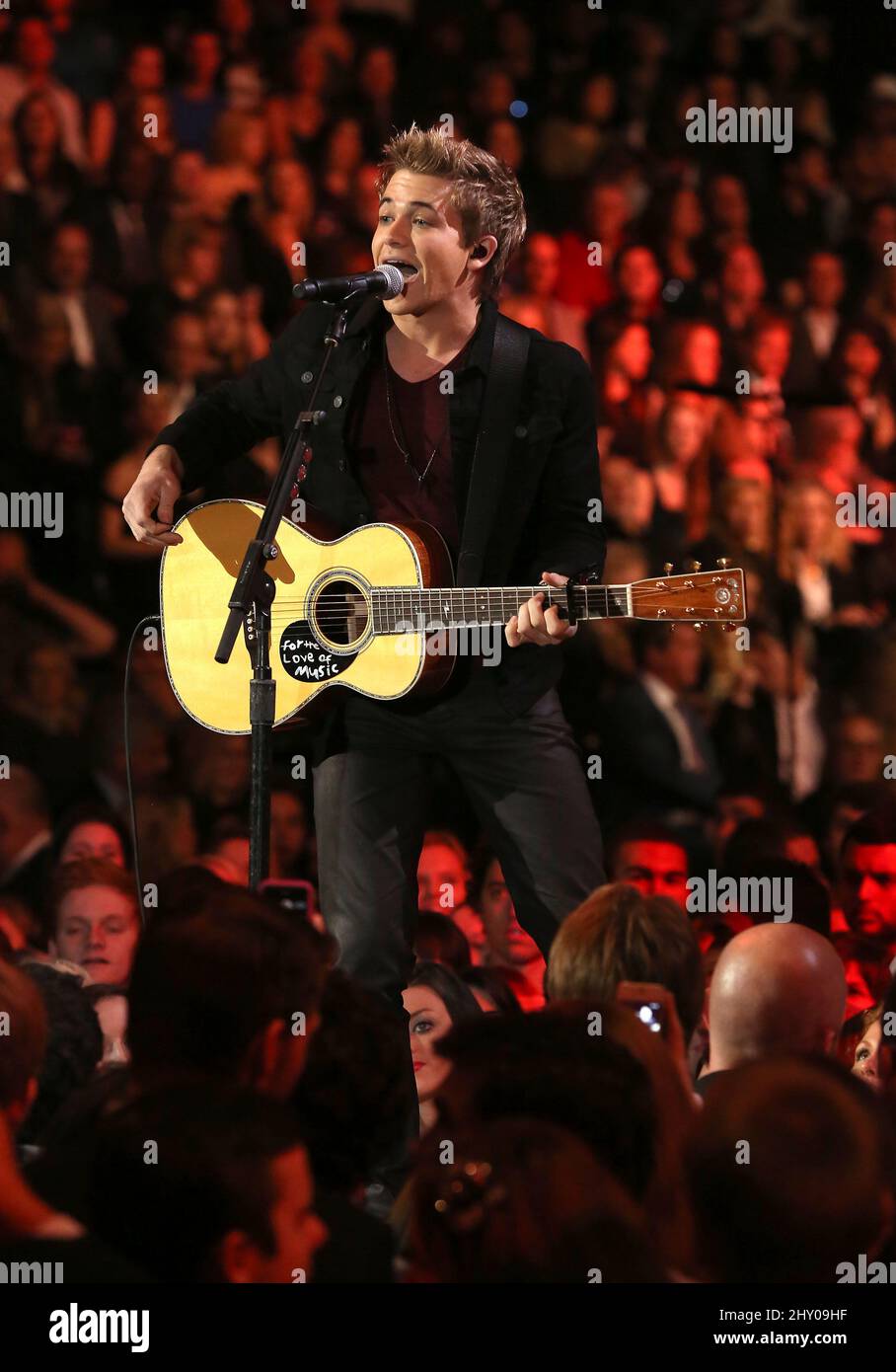Hunter Hayes on stage during "The GRAMMY Nominations Concert Live ...