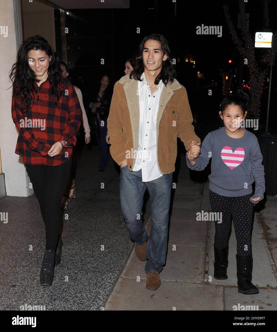 Fivel Stewart and brother Booboo Stewart is seen leaving a party in Los ...