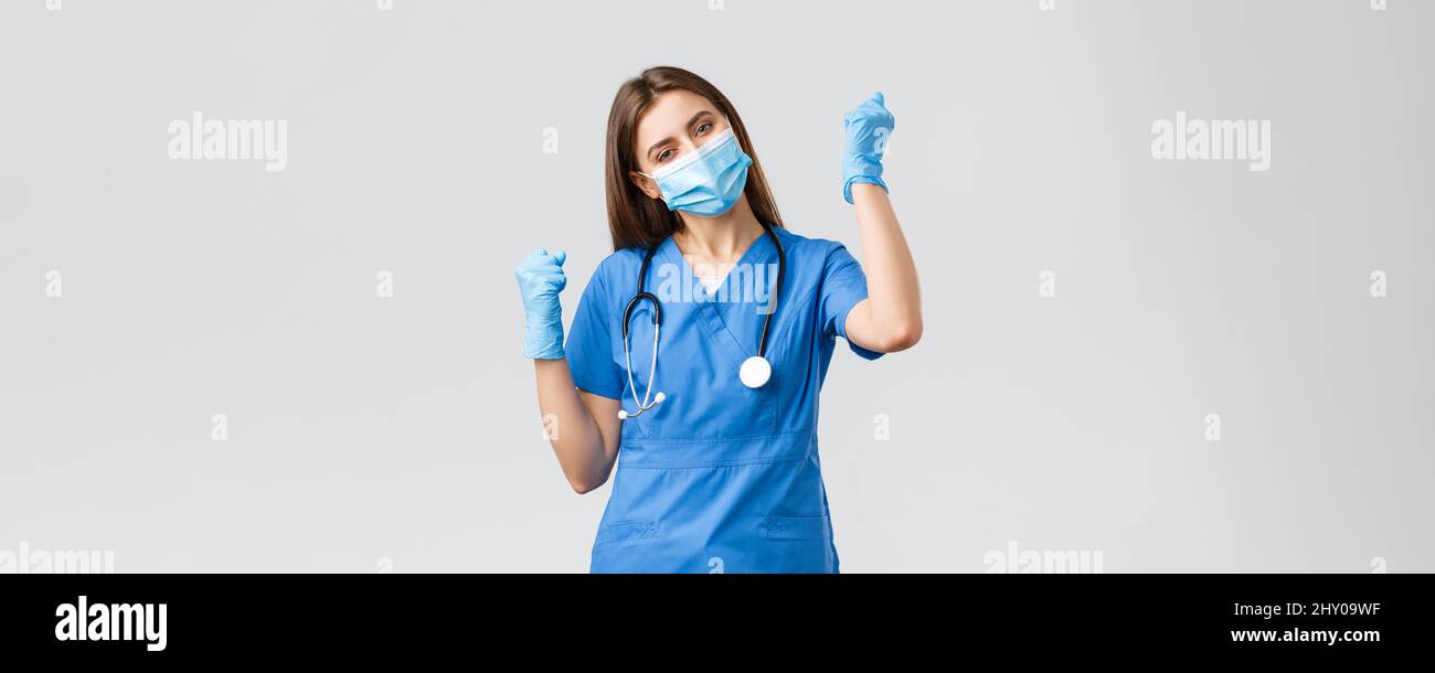 Covid-19, preventing virus, health, healthcare workers and quarantine ...