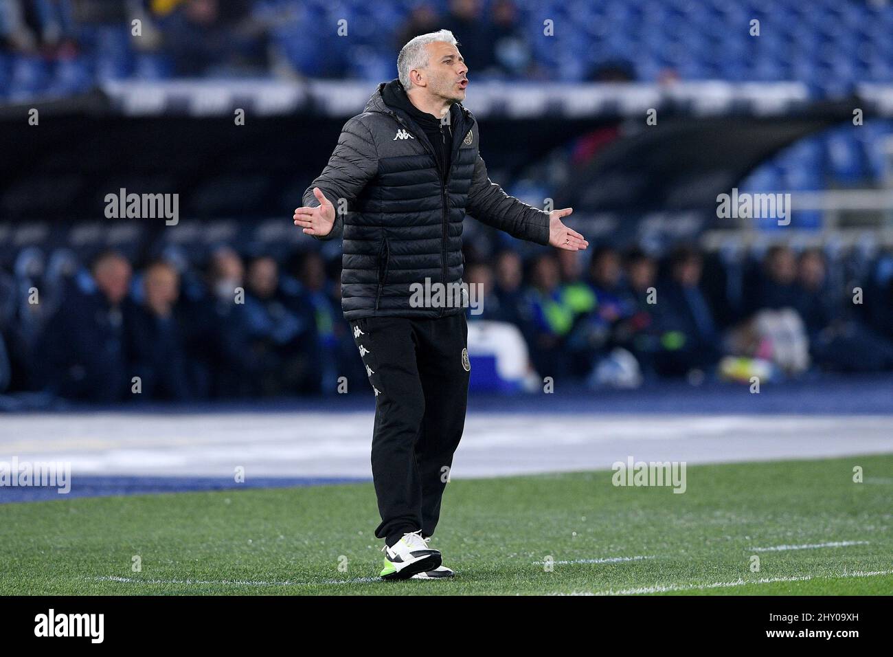 Rome, Italy. 14th Mar, 2022. Alberto Bertolini Assistant coach of ...