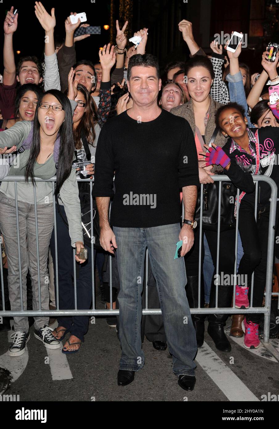 Simon Cowell attending then 2012 "X Factor" Viewing Party held at ...