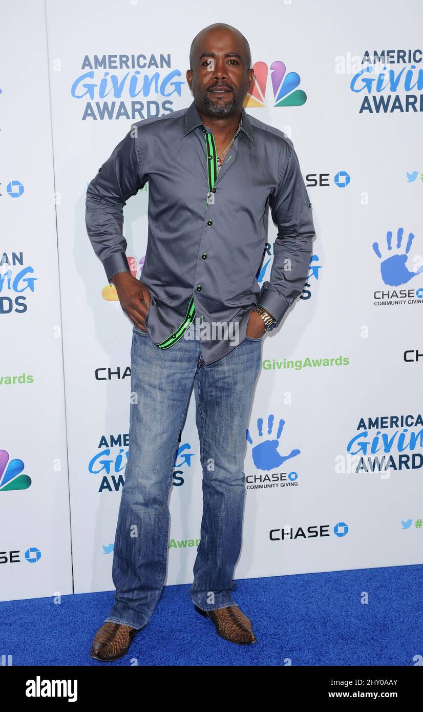 Darius Rucker arriving for the 2012 American Giving Awards, held at the ...