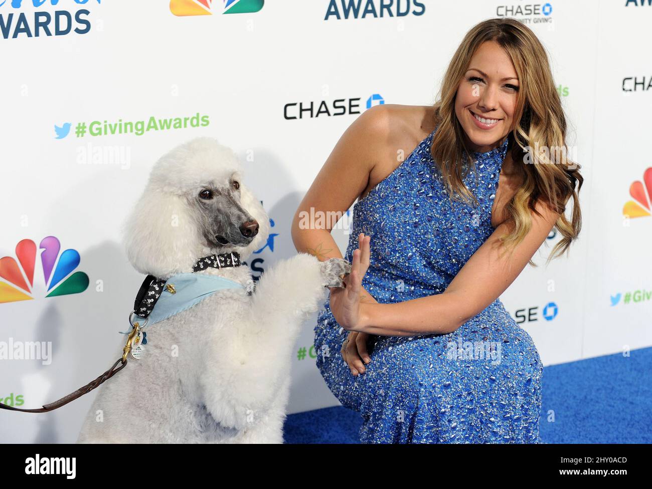 Colbie Caillat arriving for the 2012 American Giving Awards, held at ...