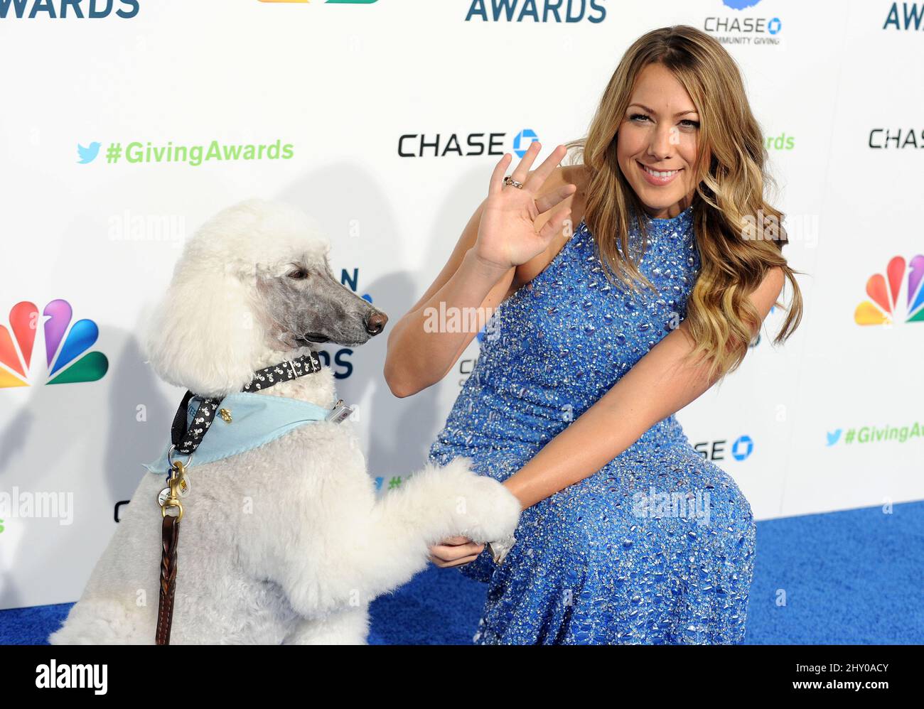 Colbie Caillat arriving for the 2012 American Giving Awards, held at ...