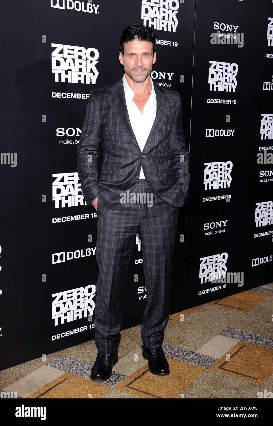 Frank Grillo attending the premiere of "Zero Dark Thirty" in Hollywood ...