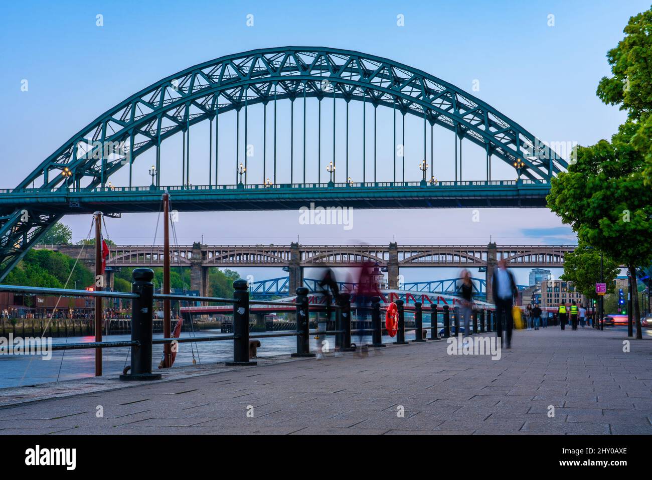 Long exposure tyne bridge hi-res stock photography and images - Alamy