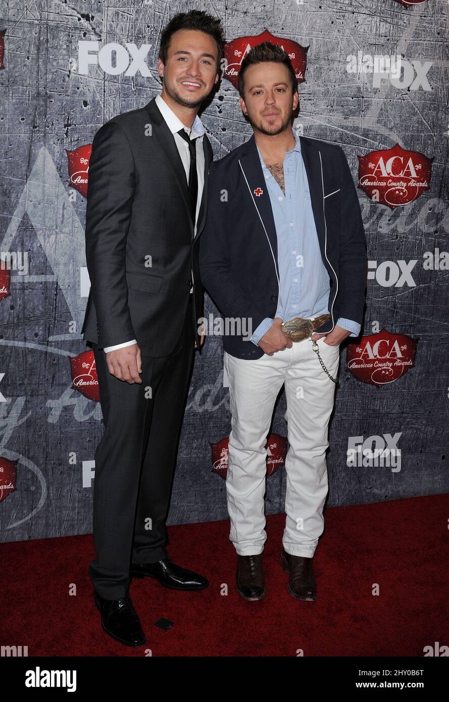 Stephen Barker and Eric Gunderson attending the 2012 American Country ...