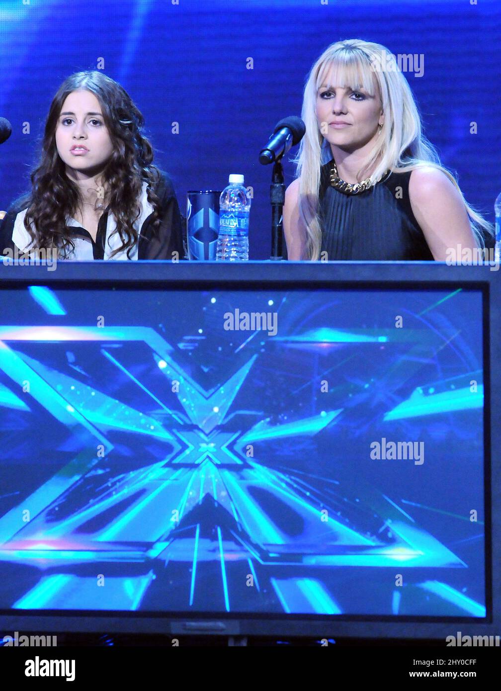 Carly Rose Sonenclar, Britney Spears attending "The X Factor" Season ...