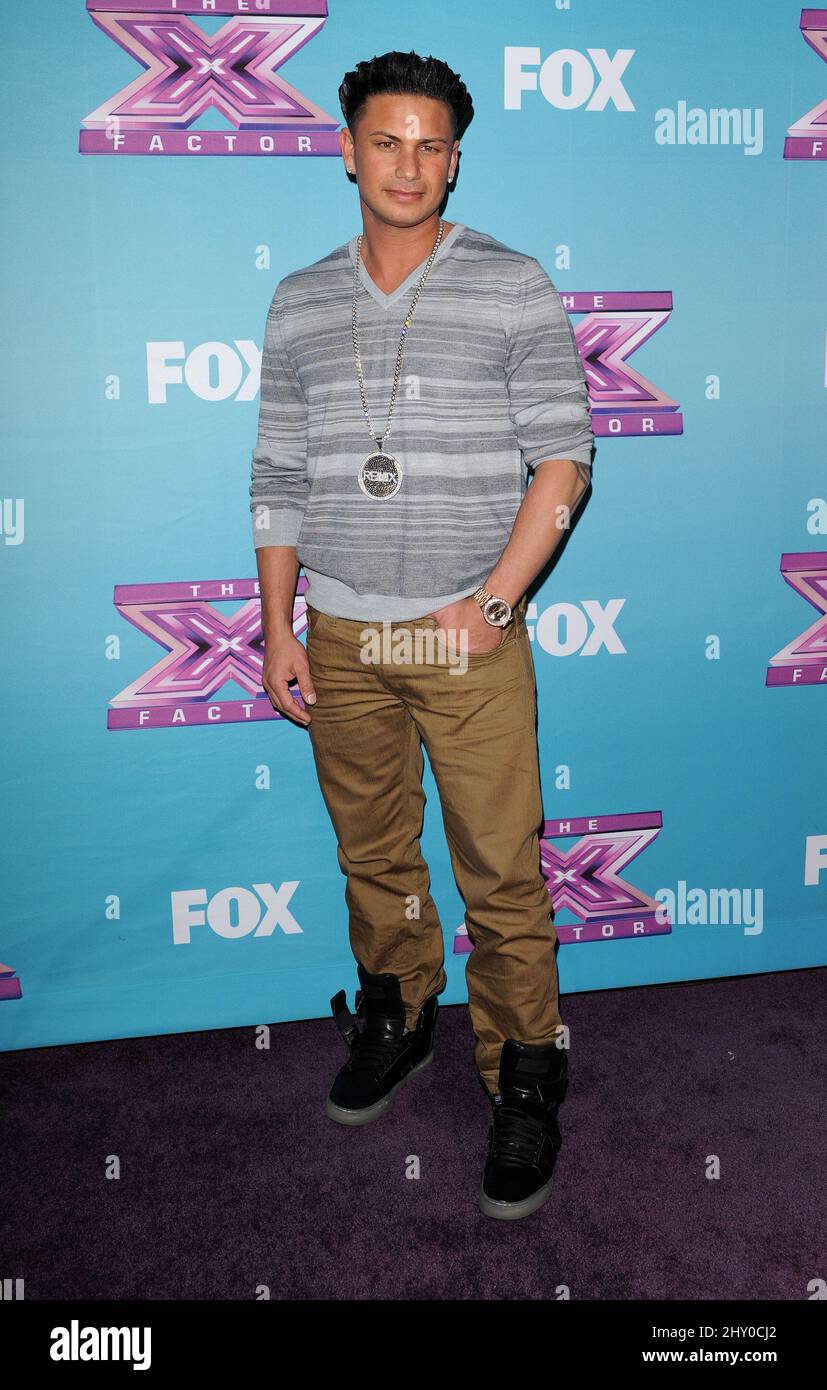 Paul 'Pauly D' DelVecchio attending the 2012 "X Factor" Finale Show ...