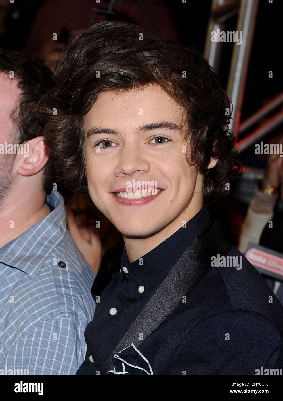 Harry Styles from One Direction attends the "The X Factor" season ...