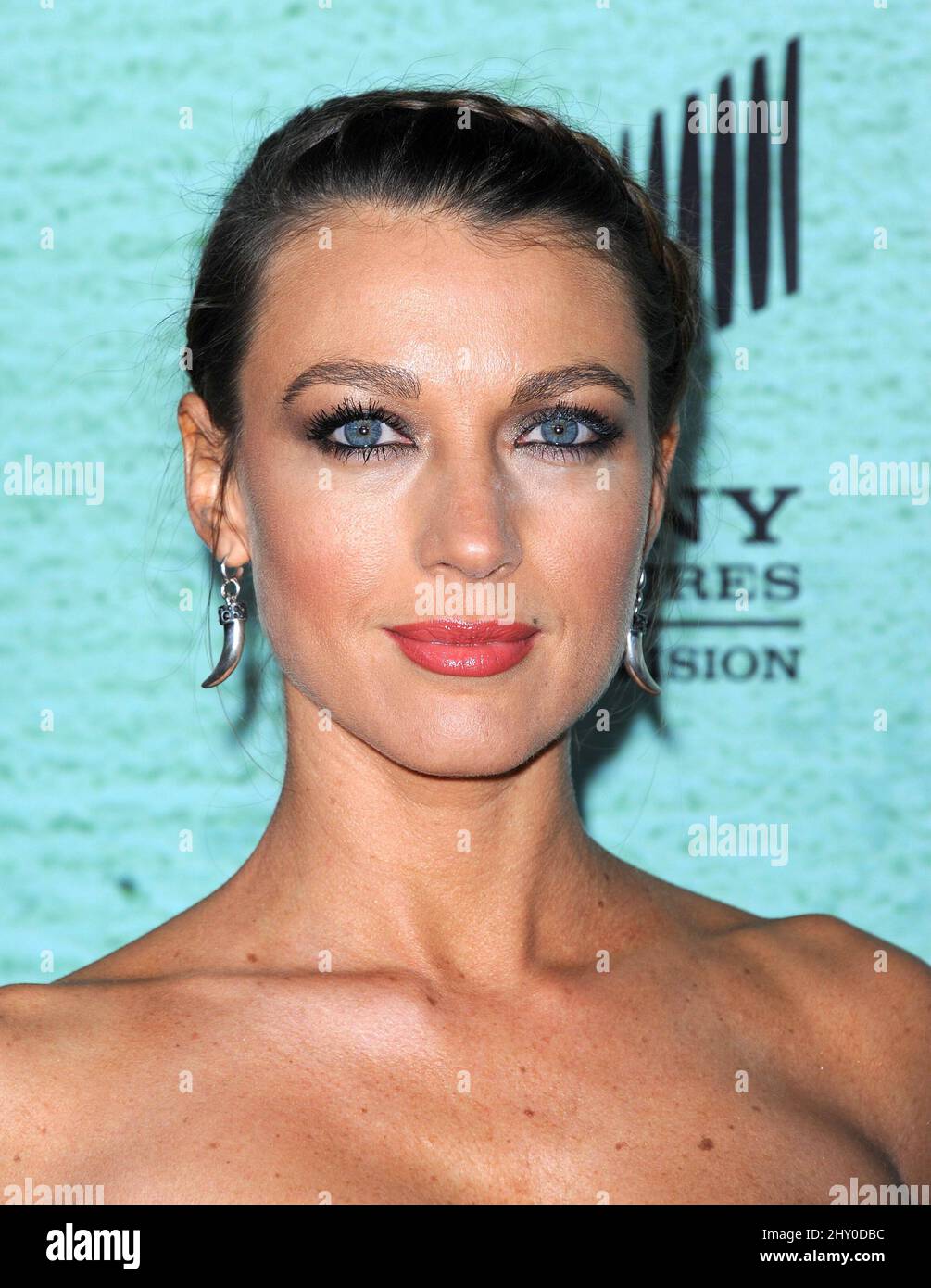 Natalie Zea attending the "Justified" Season Premiere held at Paramount ...