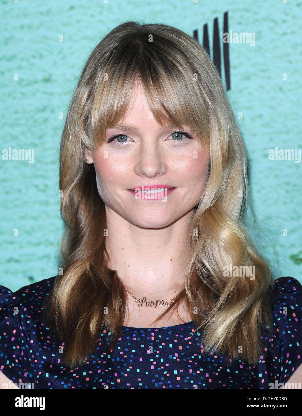 Lindsay Pulsipher attending the "Justified" Season Premiere held at ...