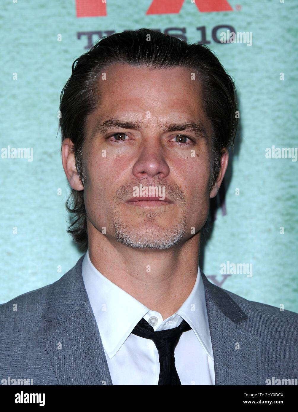 Timothy Olyphant attending the "Justified" Season Premiere held at ...
