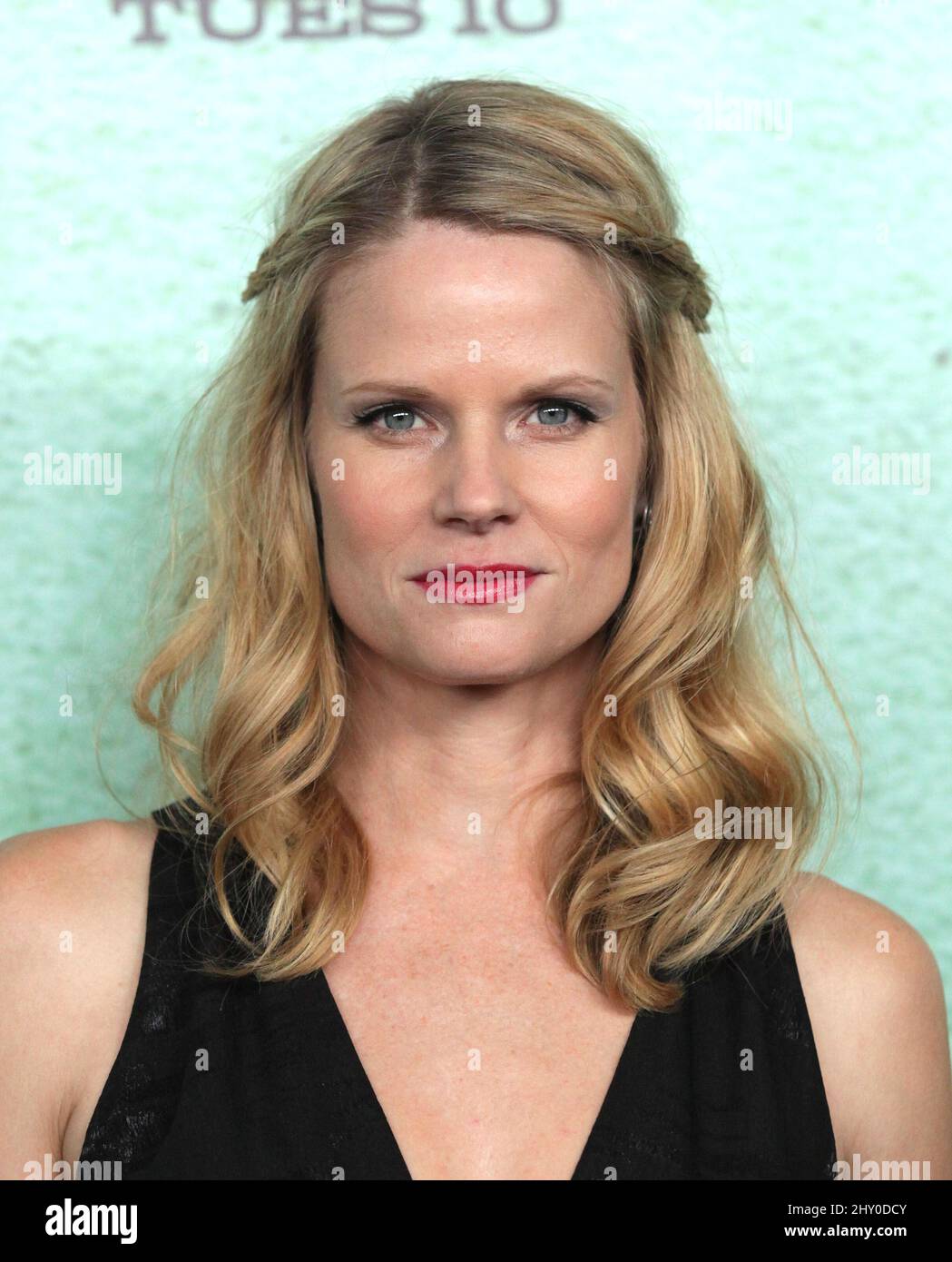 Joelle Carter attending the "Justified" Season Premiere held at ...