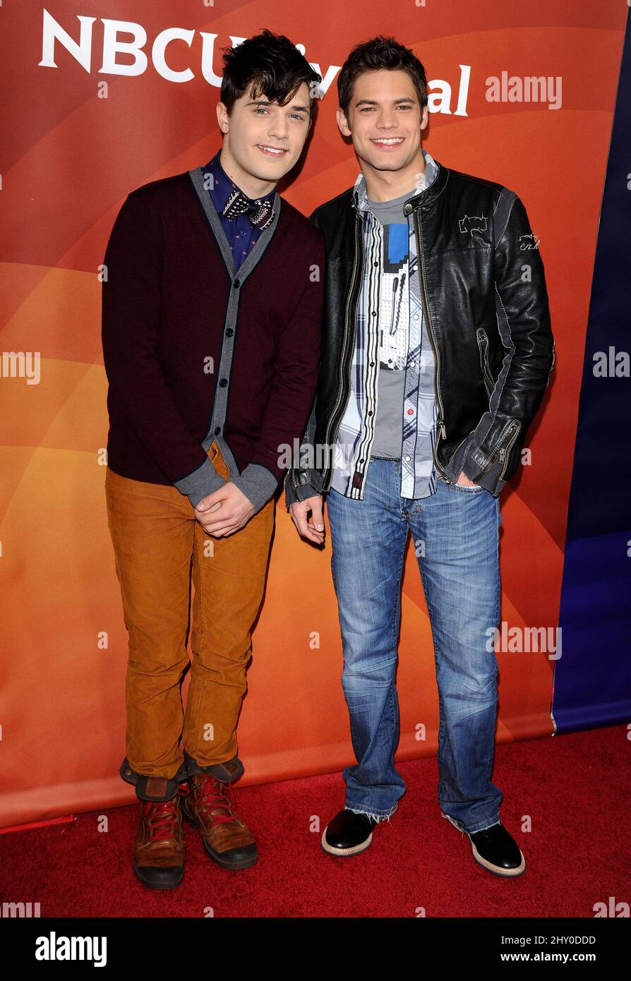 Andy Mientus and Jeremy Jordon attending the NBC Universal TCA Tour ...