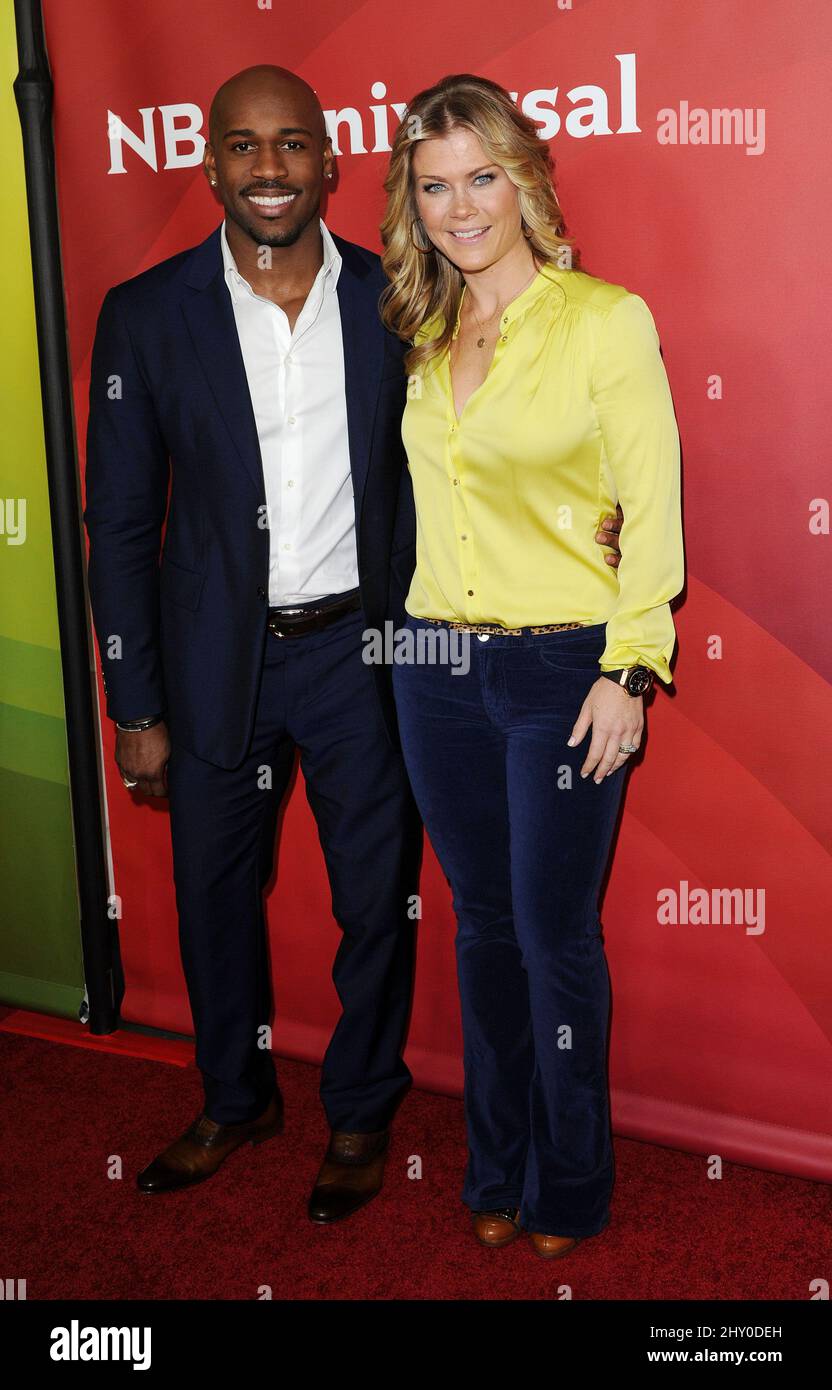 Alison Sweeney and Dolvett Quince attending the NBC Universal TCA Tour ...