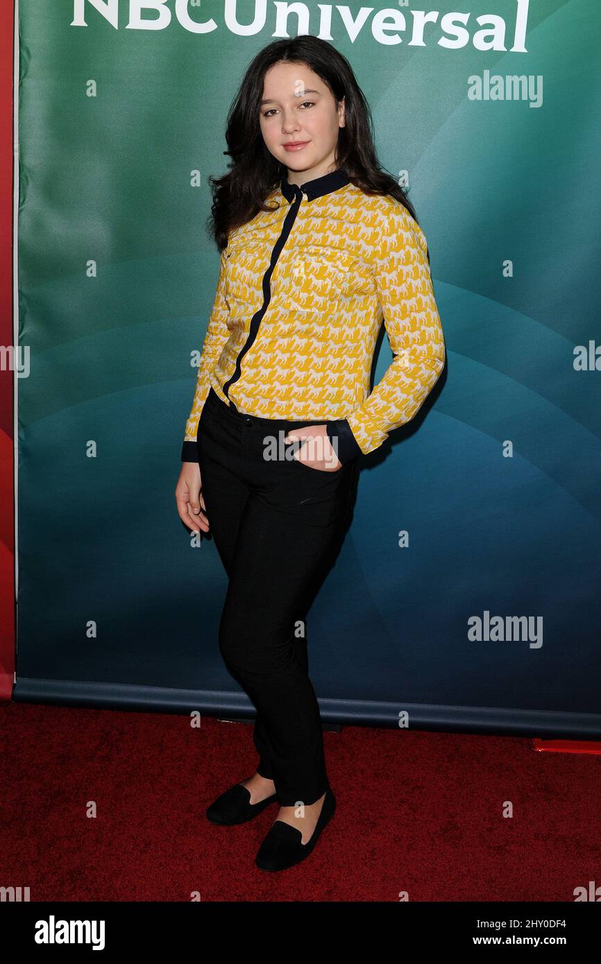 Amara Miller attending the NBC Universal TCA Tour held at the Langham ...